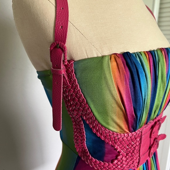 Sky | Dresses | New Sky Brand Multi Color 0silk Mini Dress | Poshmark